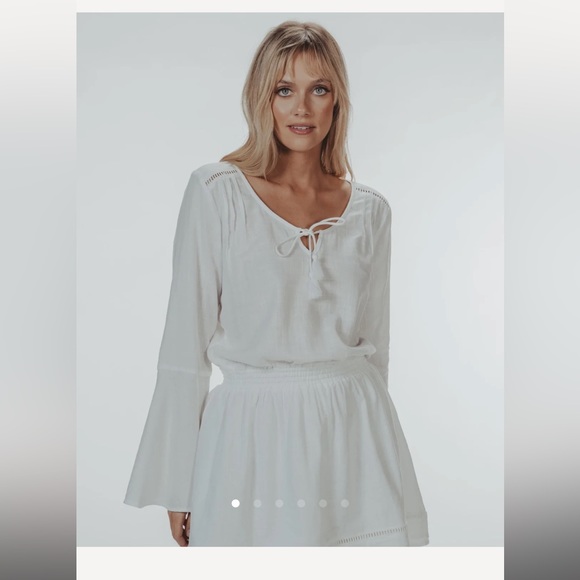Dresses | The Normal Brand Bell Sleeve Mini Dress | Poshmark